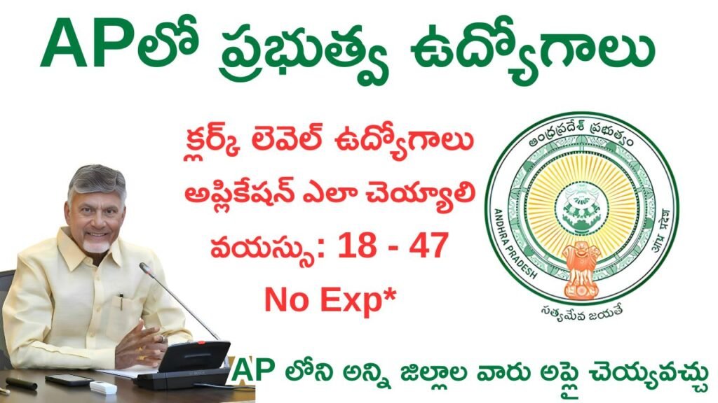 AP Data Entry Operator Jobs 2025: AP ప్రభుత్వ డేటా ఎంట్రీ ఆపరేటర్ ...